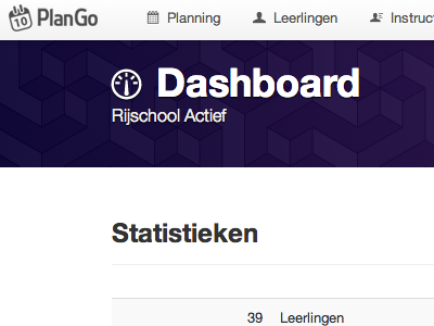 Plango Dashboard by Jochem Nabuurs on Dribbble