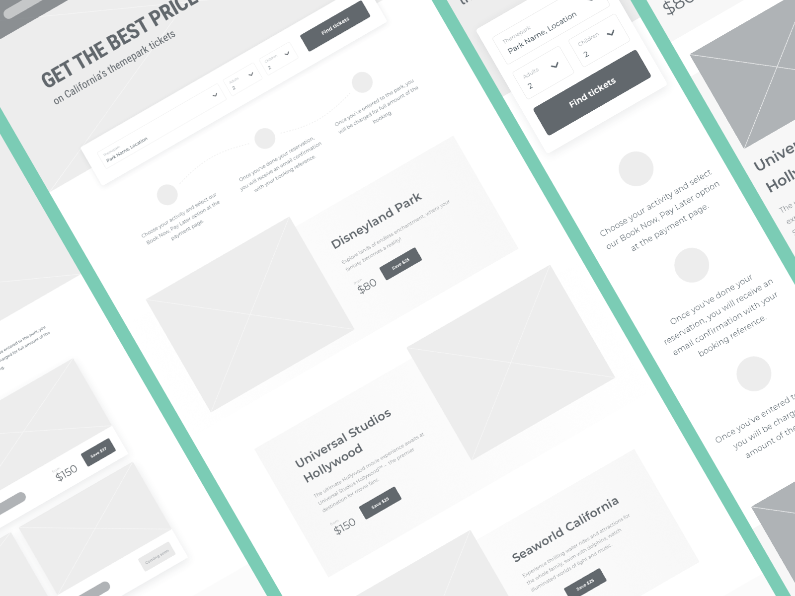 Ticketing Portal Wireframes by Alexey Tretina on Dribbble
