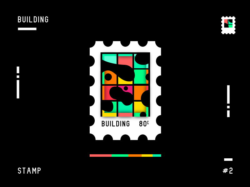 Building - Stamp Collection #2 by Théo Kreicher on Dribbble