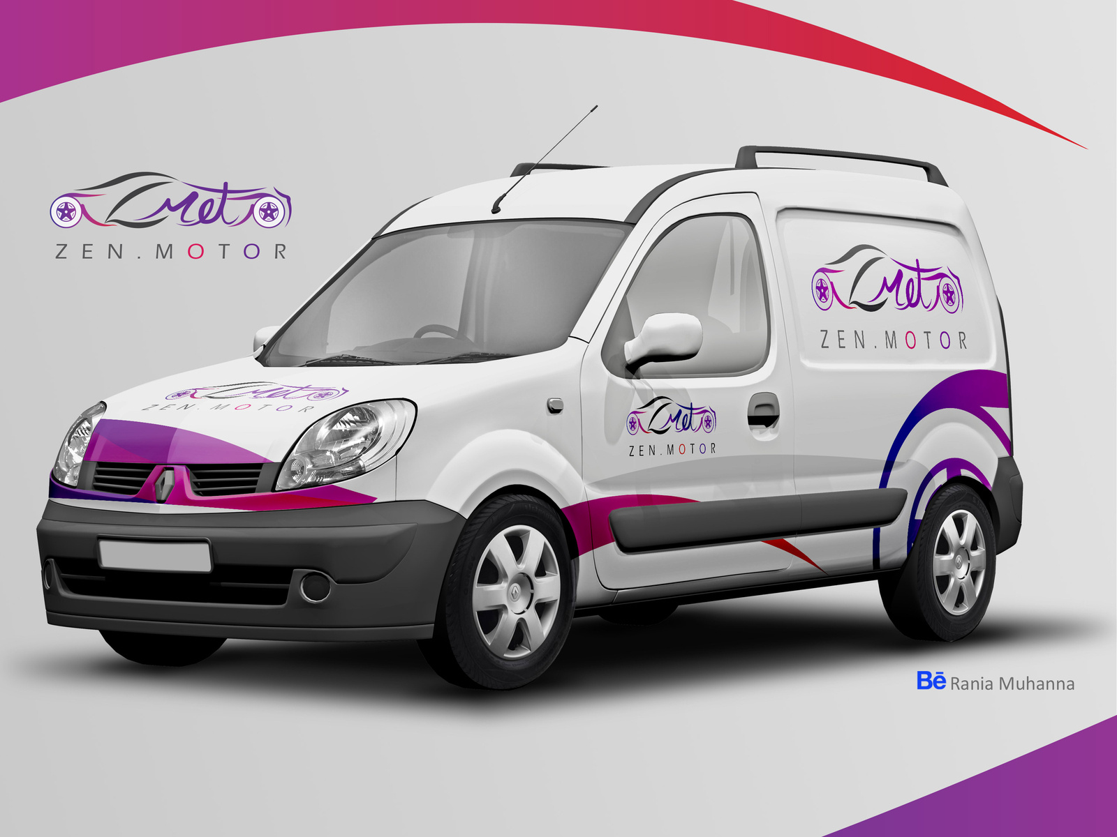 logo ZEN MOTOR by Rania Muhanna on Dribbble