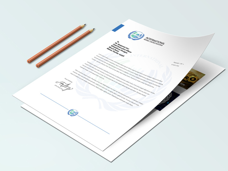 International Model United Nations Letterhead by Chihurumnanya Nwanevu ...