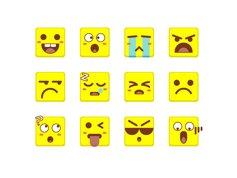 Emoji practice by lxmlls on Dribbble