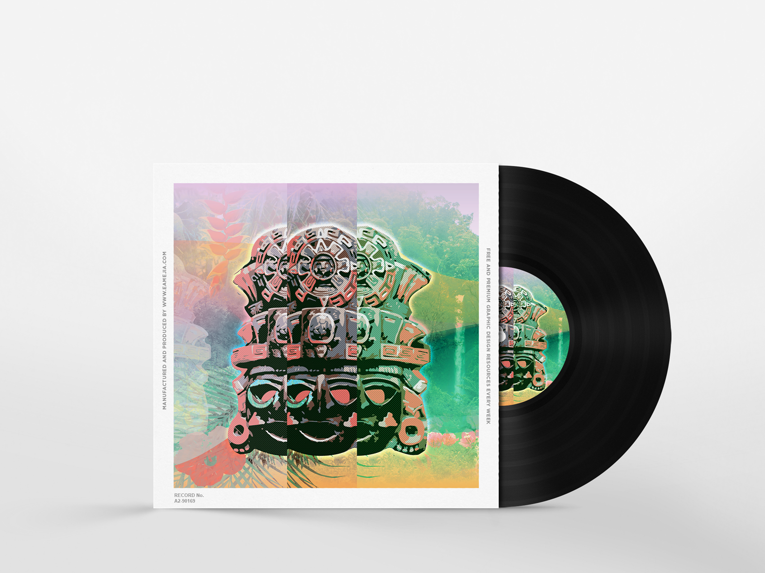Aztec Vinyl Cover Design by Asiya Asiya on Dribbble
