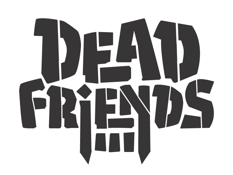 Dead Friends Band Logo Progress 2 by Derek Munn on Dribbble