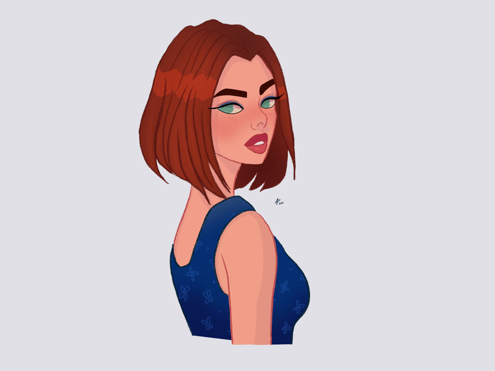 Drawing girl by Mohamad Ali Alagha on Dribbble