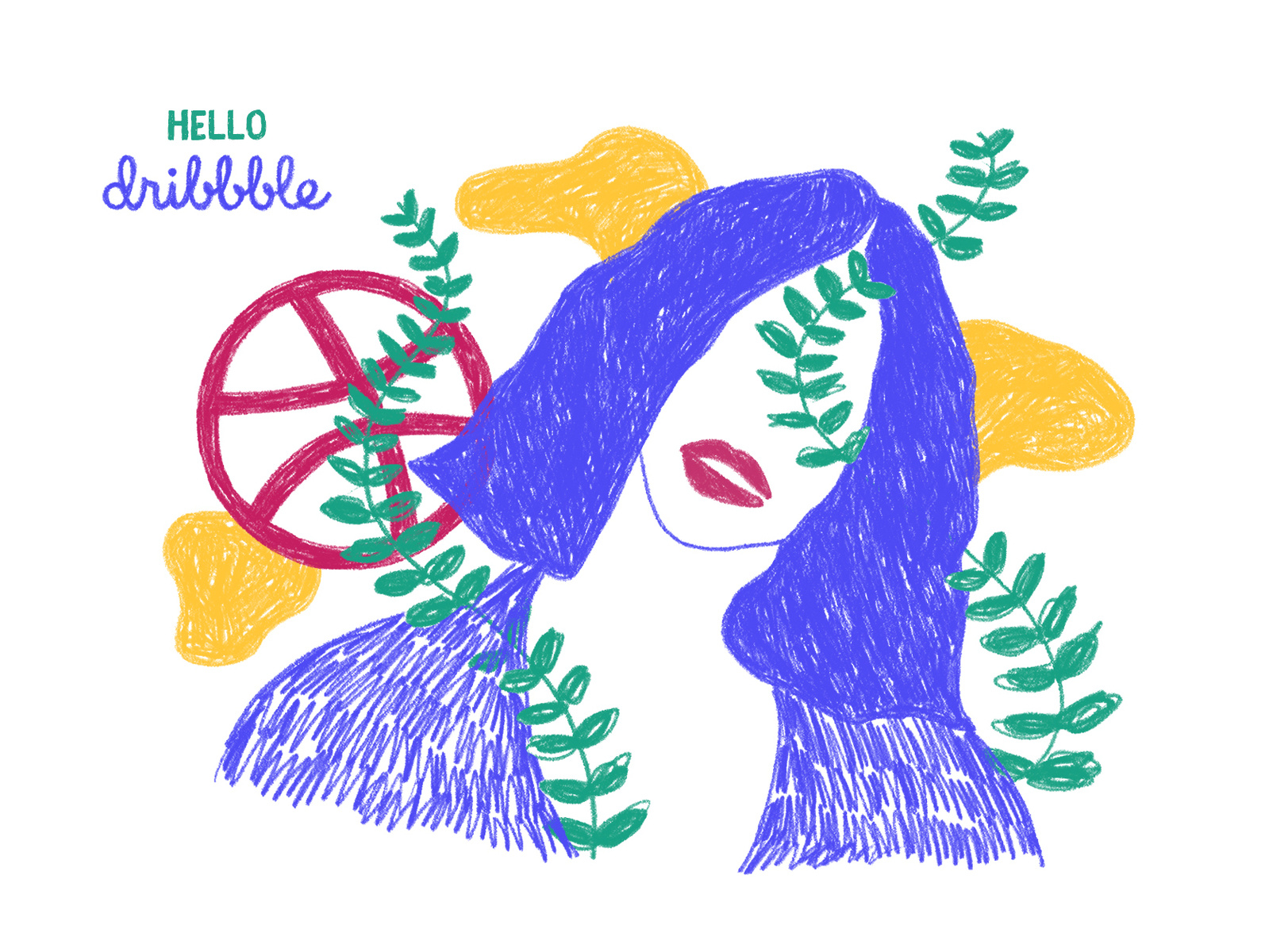 Hello dribbble by Salomé Barbot on Dribbble