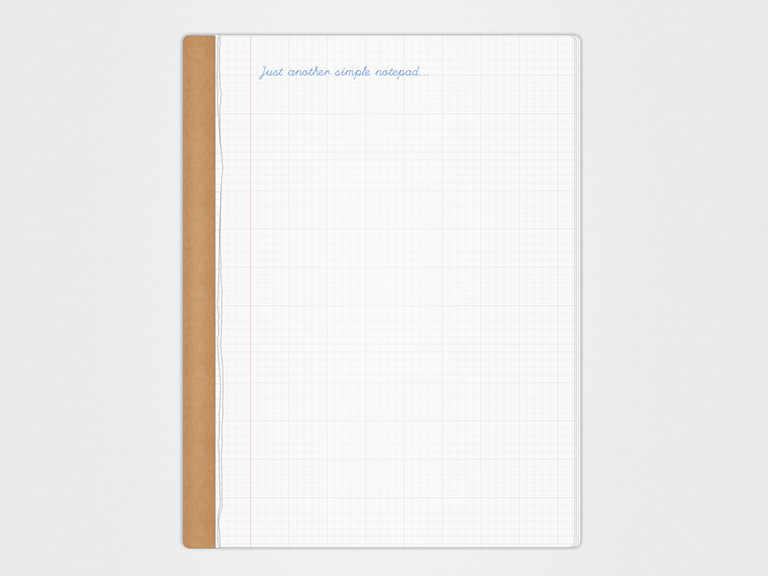 Freebie Notepad by Máximo Gavete on Dribbble