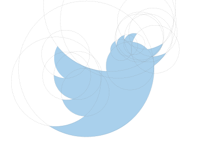 New twitter logo with hair by Máximo Gavete on Dribbble
