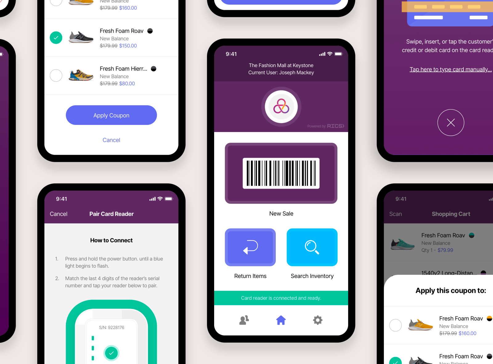 Mobile Point-of-Sale (POS) App by Jon Moore for Innovatemap on Dribbble