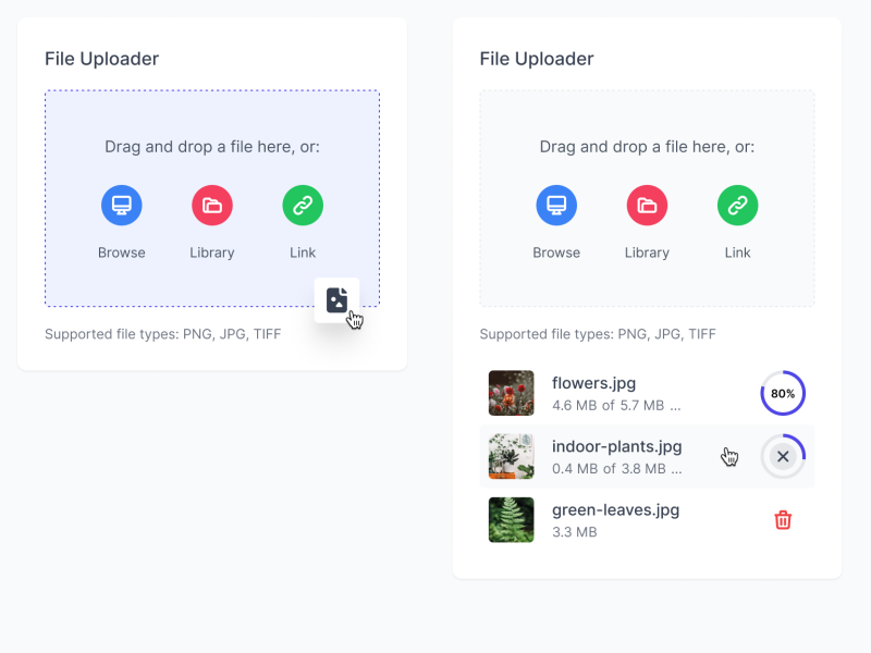 Drag and Drop by Jon Moore on Dribbble