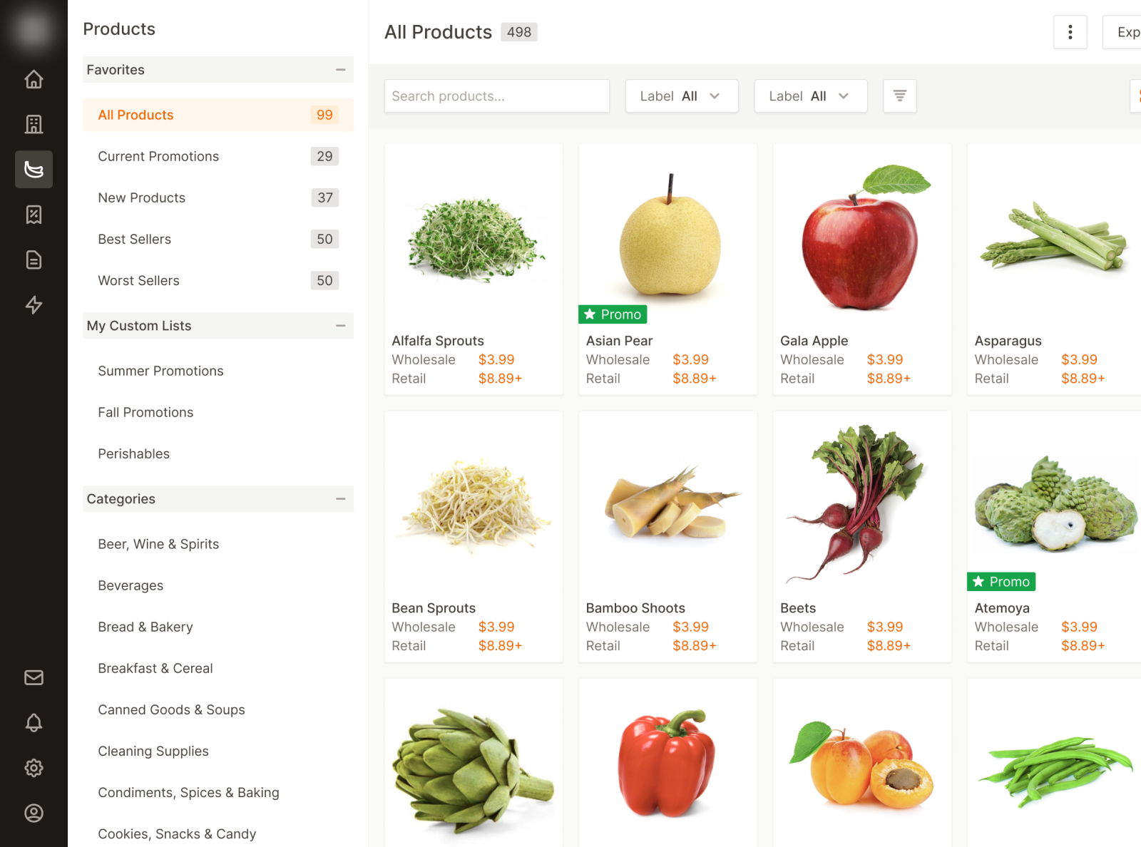 Product Search Grid by Jon Moore for Innovatemap on Dribbble