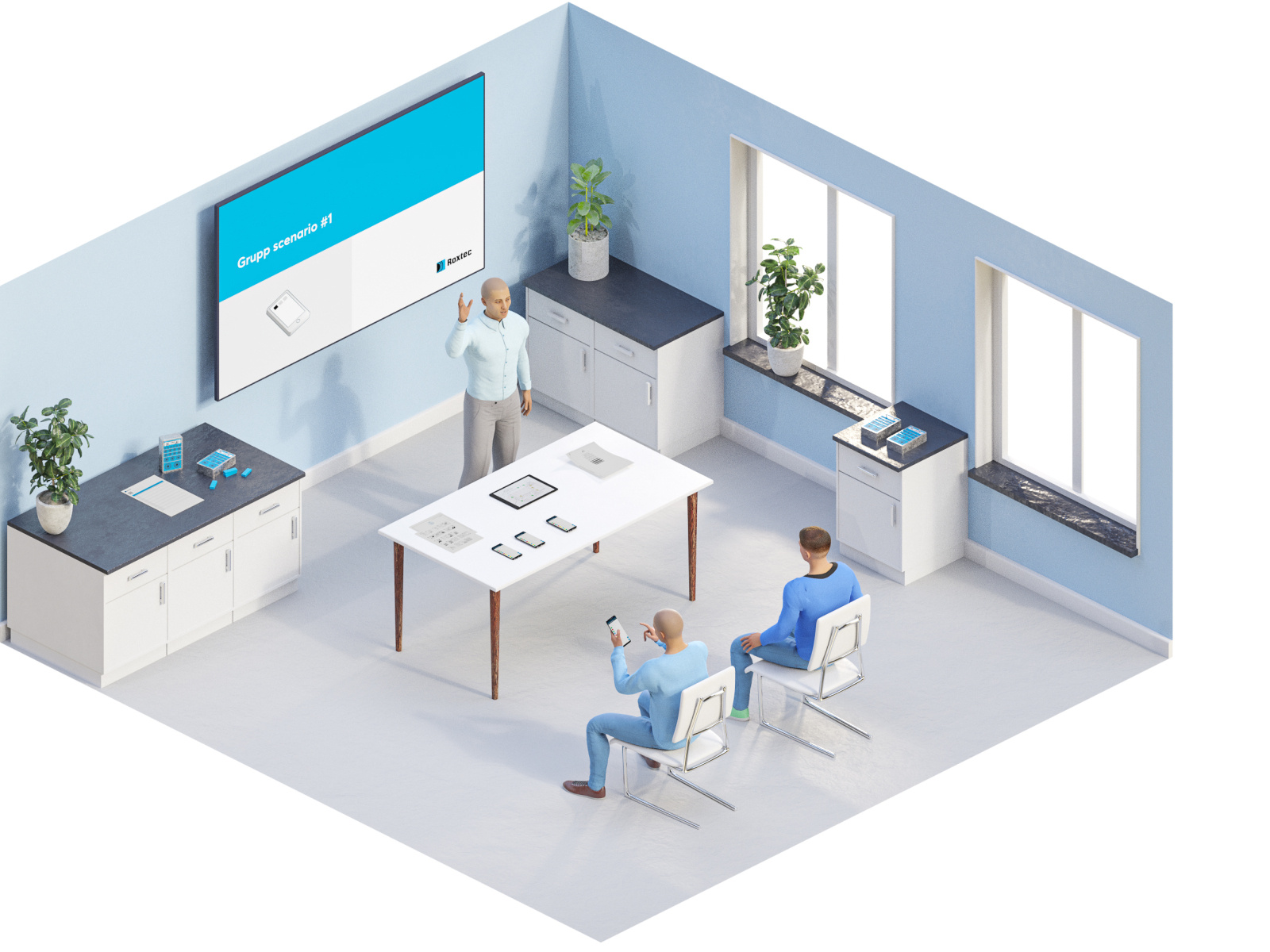 Training room by Alexander Ma on Dribbble