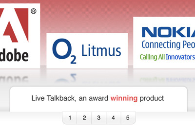jQuery carousel tabs by Jon Wallace on Dribbble