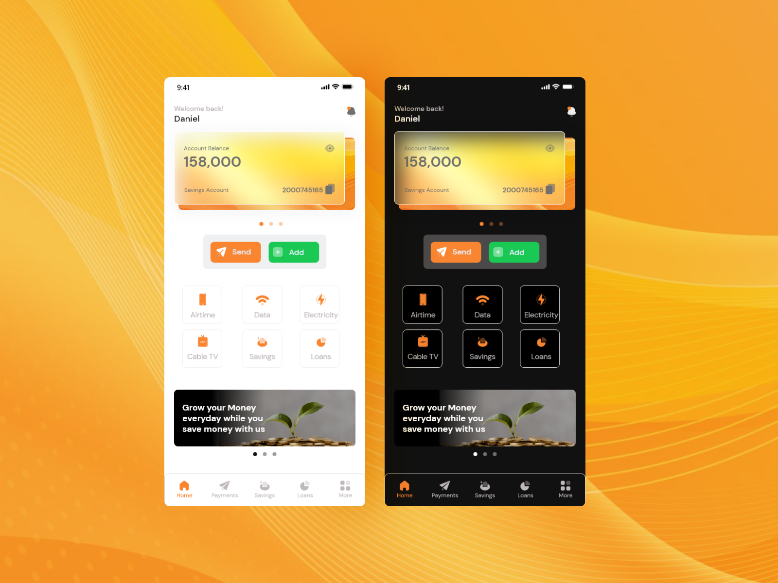 Bank App UI by Doadesignz Agency on Dribbble