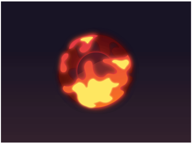 Ballfire 2d by Greebles on Dribbble