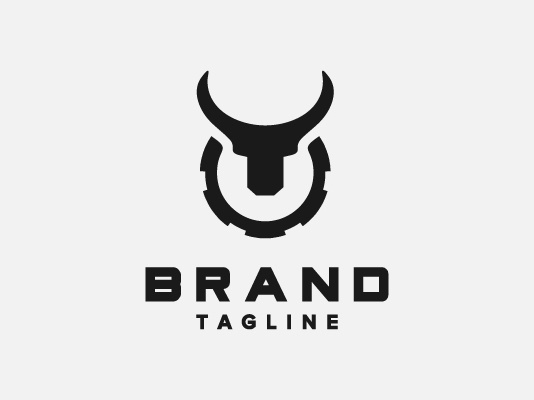 Bull Gear Logo by Dovs on Dribbble