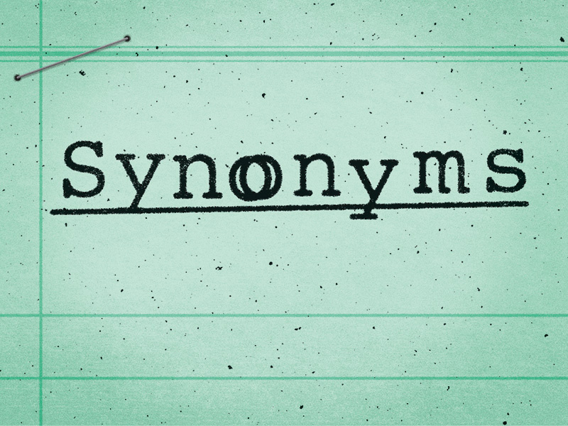 Synonyms by Justin Kemerling on Dribbble