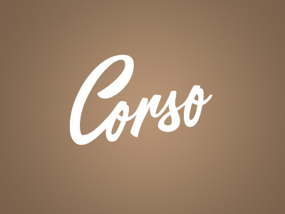 Corso by Patric Hadzsinicsev on Dribbble