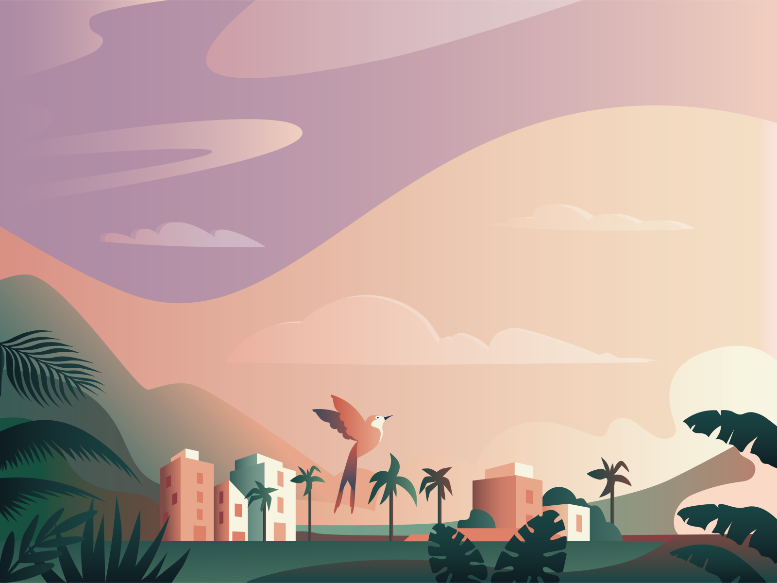 Hot summer by Oksana Shakhnovska on Dribbble