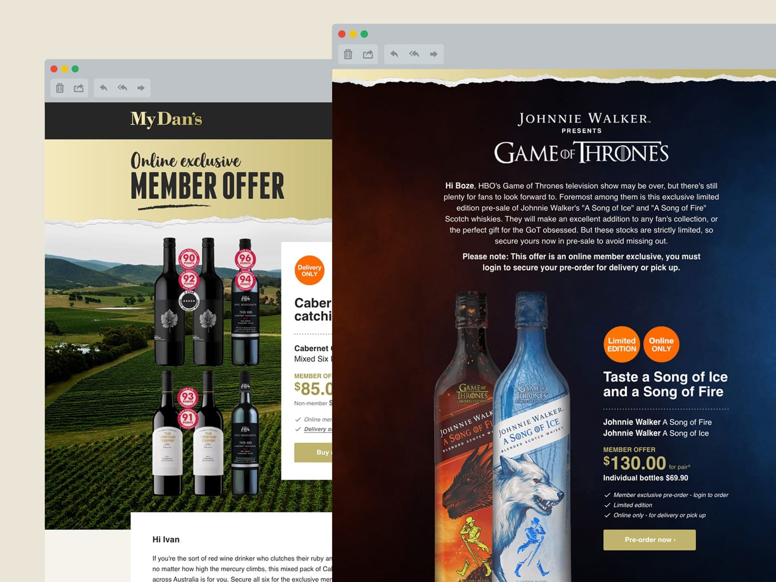 UI Email Direct Marketing by Gabriel Hidalgo on Dribbble