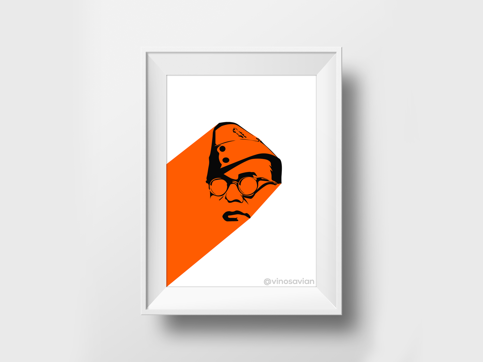 Subhas Chandra Bose vector by Vino Savian on Dribbble