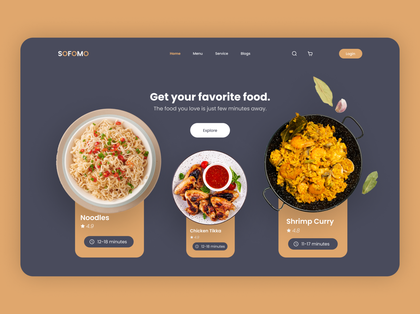 Food Restaurant Website UI Design by Muhammad Shoaib on Dribbble