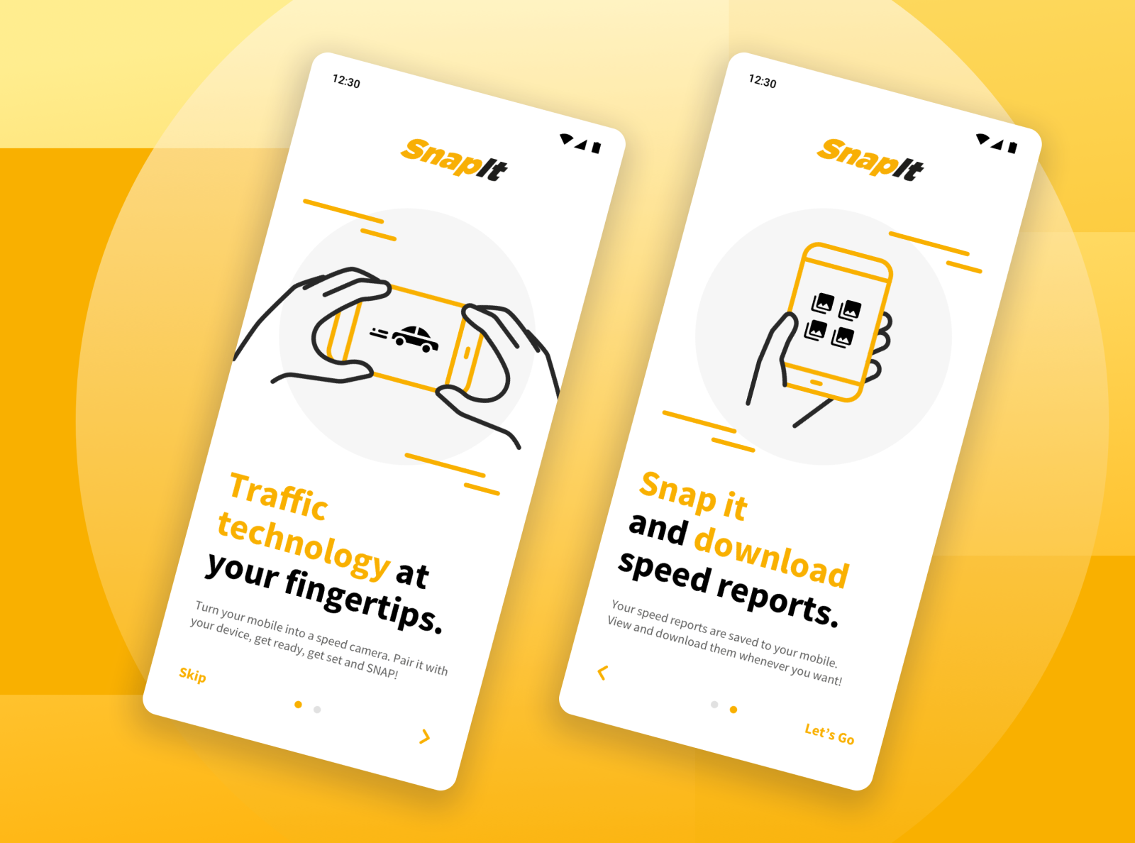 SnapIt - Onboarding Screens by Irina Csapo on Dribbble