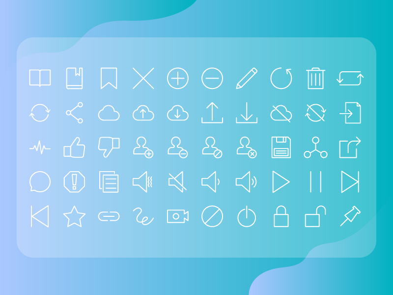 User Interface Action Icon Set by Berkah Studio on Dribbble