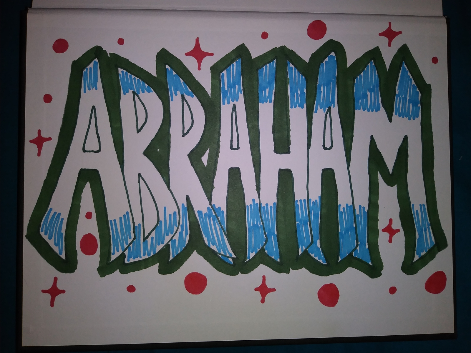 Graffiti Abraham With Bubbles by Abraham Andres Luna on Dribbble