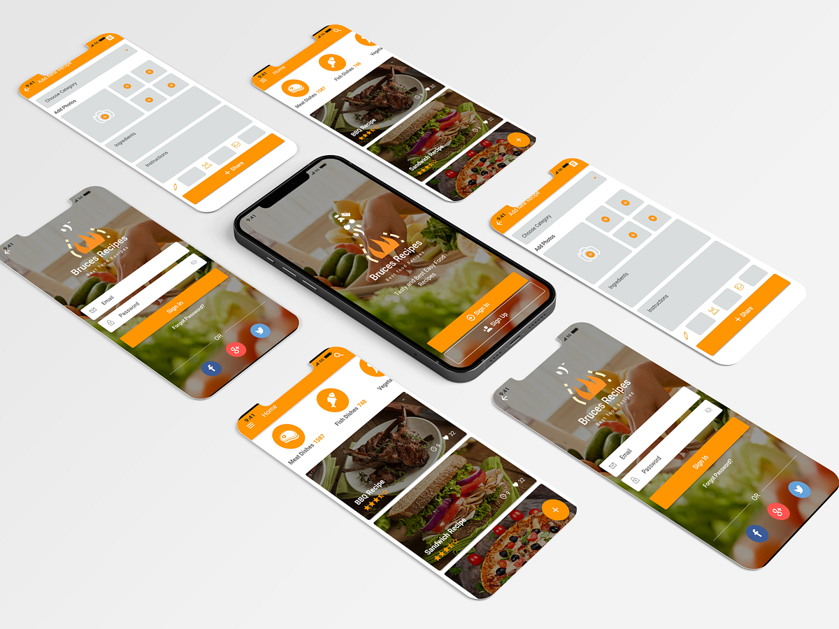 Template App designs, themes, templates and downloadable graphic ...