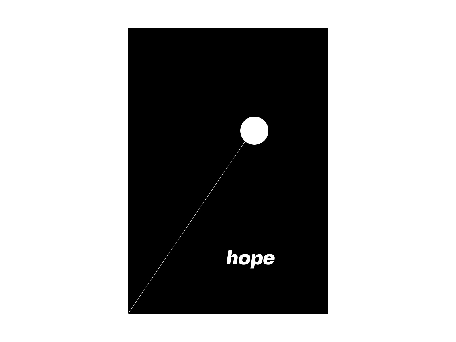 Poster "HOPE" by Magomed on Dribbble