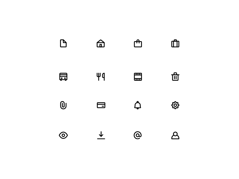 Roger Icons by Mads Burcharth on Dribbble
