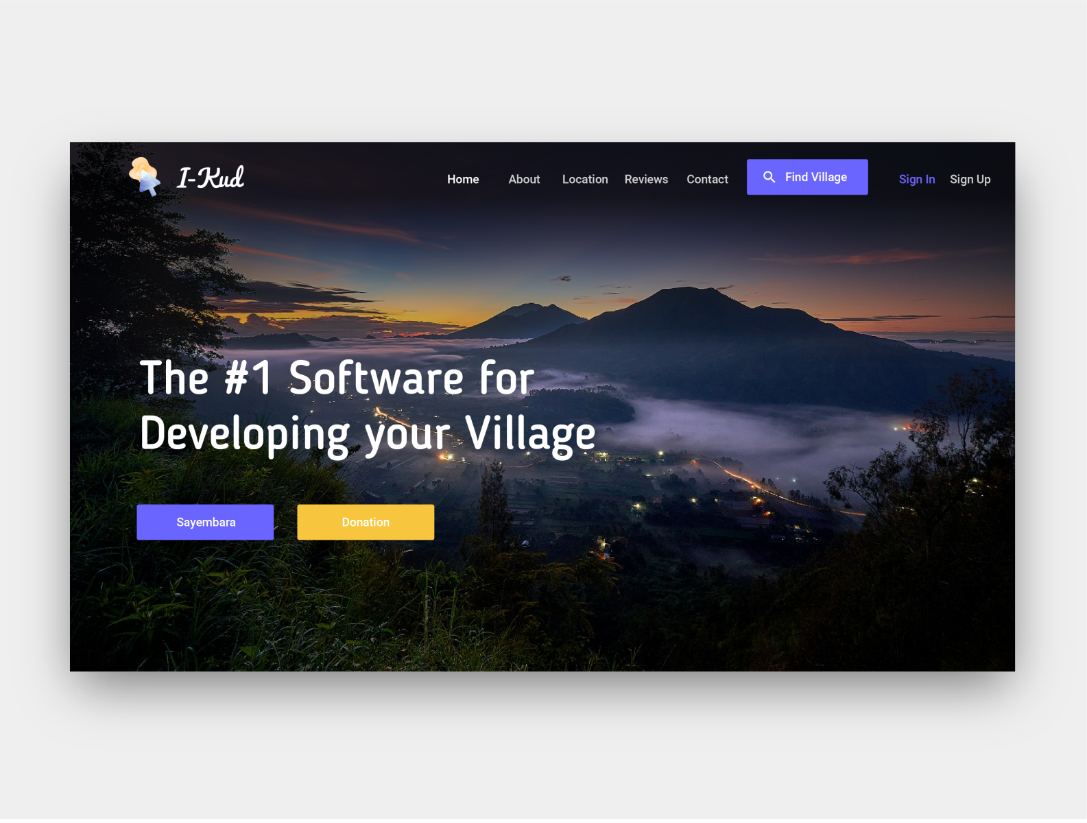 I-Kud Website by Agil C Priyantono on Dribbble