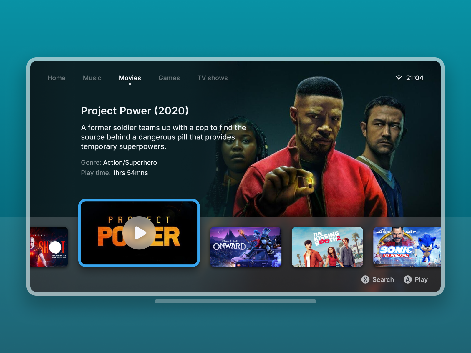 Big Screen UI Concept by Bao Do on Dribbble