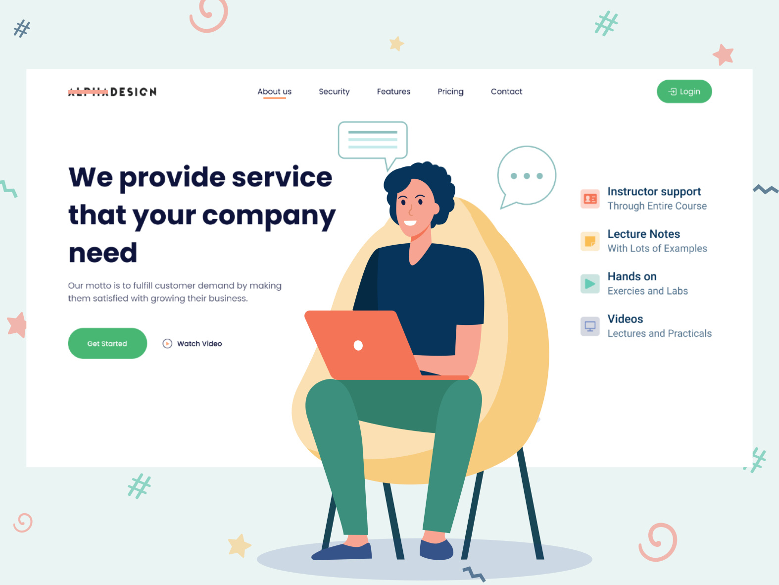 Fictitious Header - Illustration Version by Shek Tamara Akhtar on Dribbble