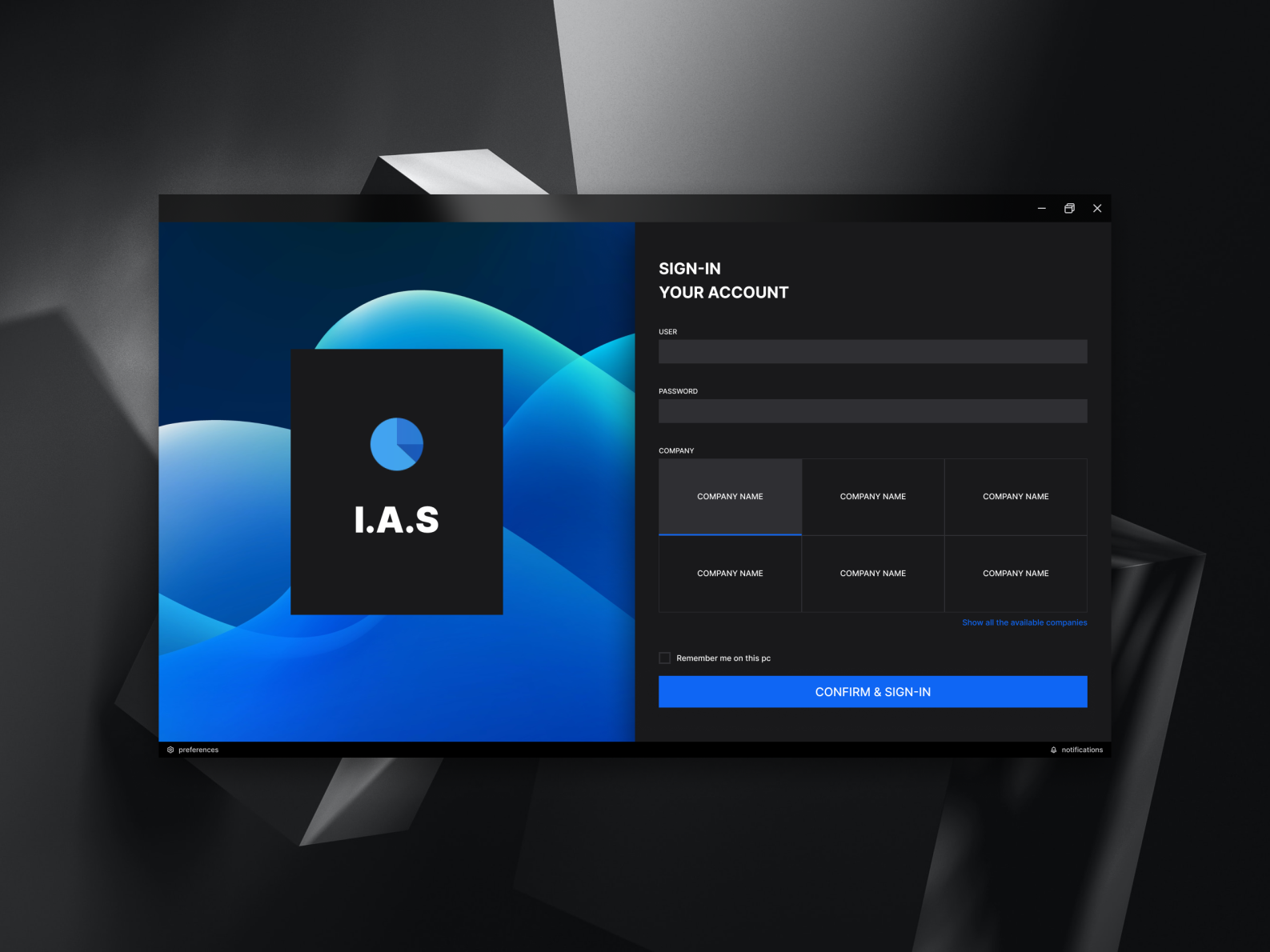 Sign-in screen by Luis R. Melo on Dribbble