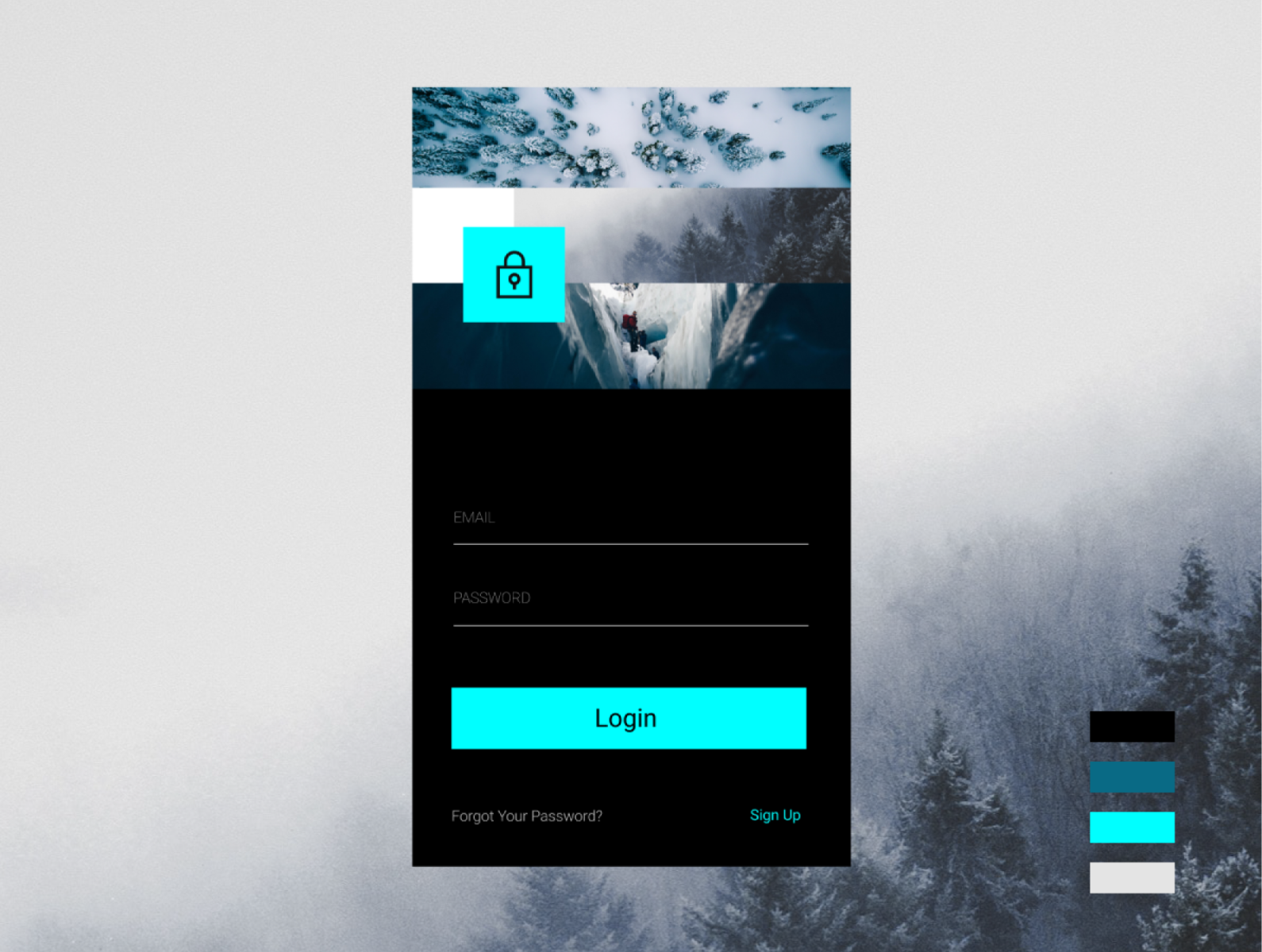 Tundra Login by Norris on Dribbble