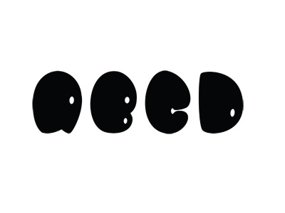 First Typeface (vectored) by Charlynn Searcy on Dribbble
