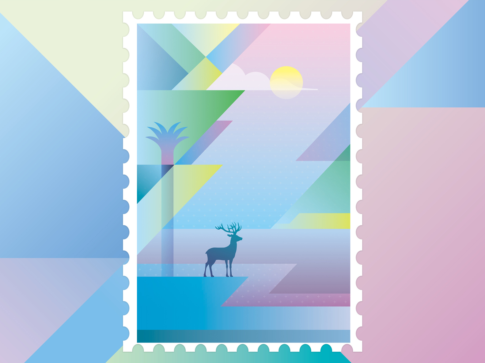 Deer by Saber Wang on Dribbble