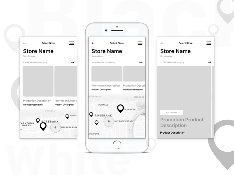 Store Locator & Promotions Screen by Nicholas Paul Carl Schreiber on ...