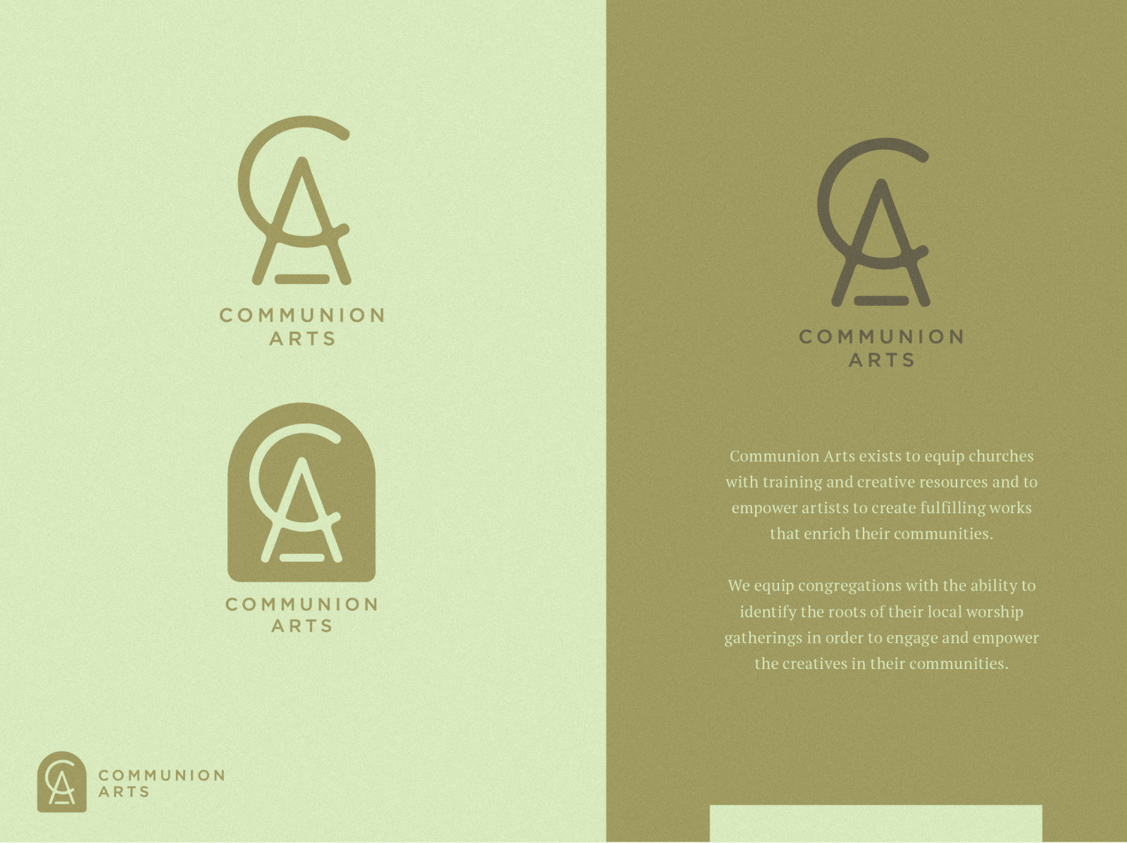 Communion Arts - brand refresh by brenton_clarke on Dribbble