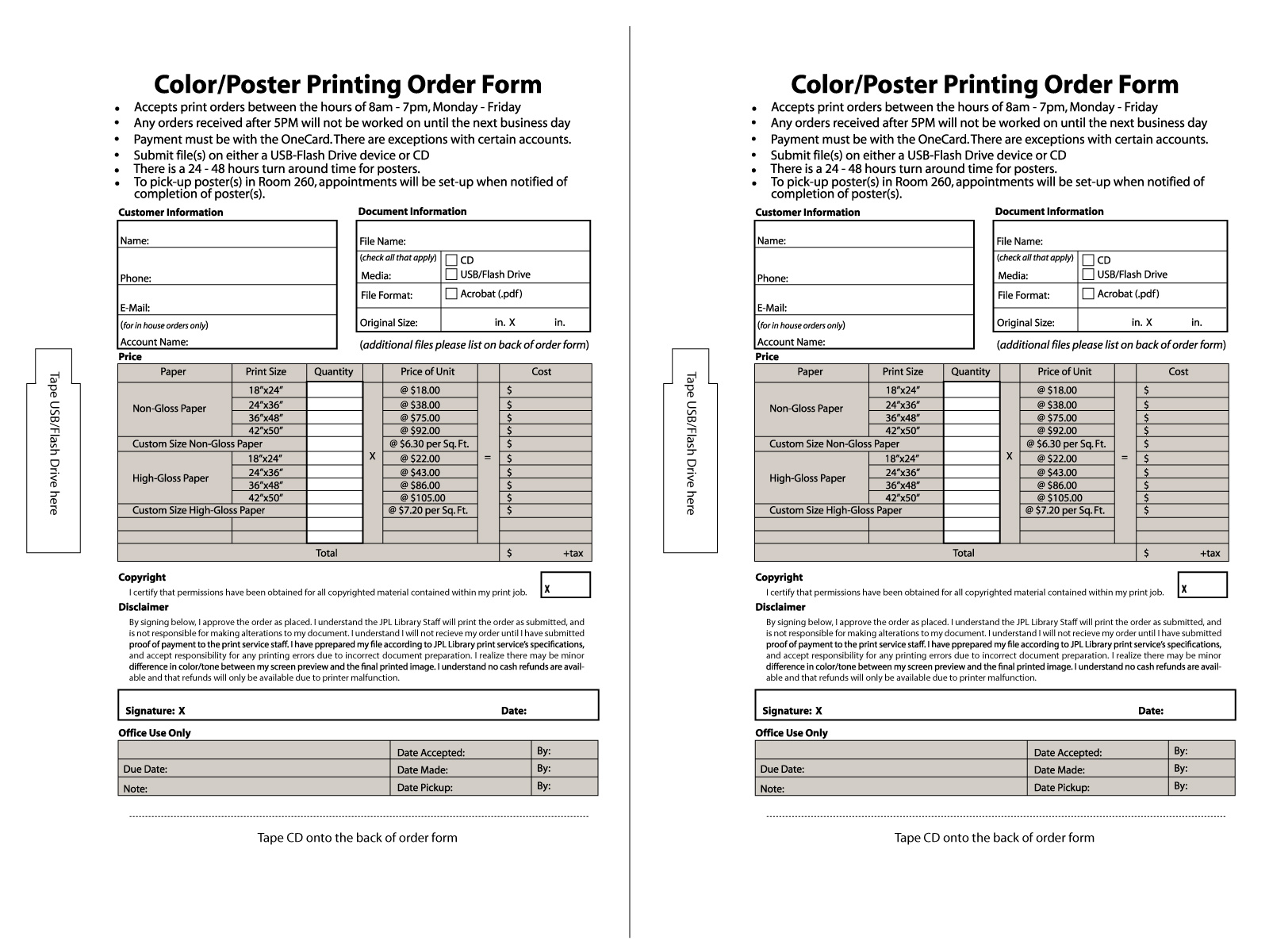 Sample Order Form Design -- half sheets by Holden on Dribbble