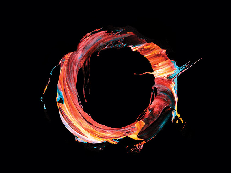 Abstract Paint Series - O - by Max Morin on Dribbble