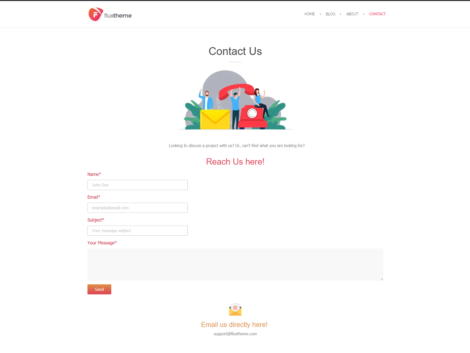 contact us page by mumtahina faguni on Dribbble