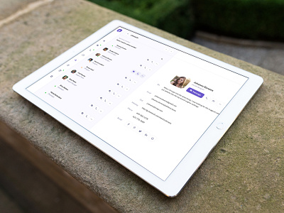 Contact Management Dashboard UI - Free Download by Mike Taylor for ...