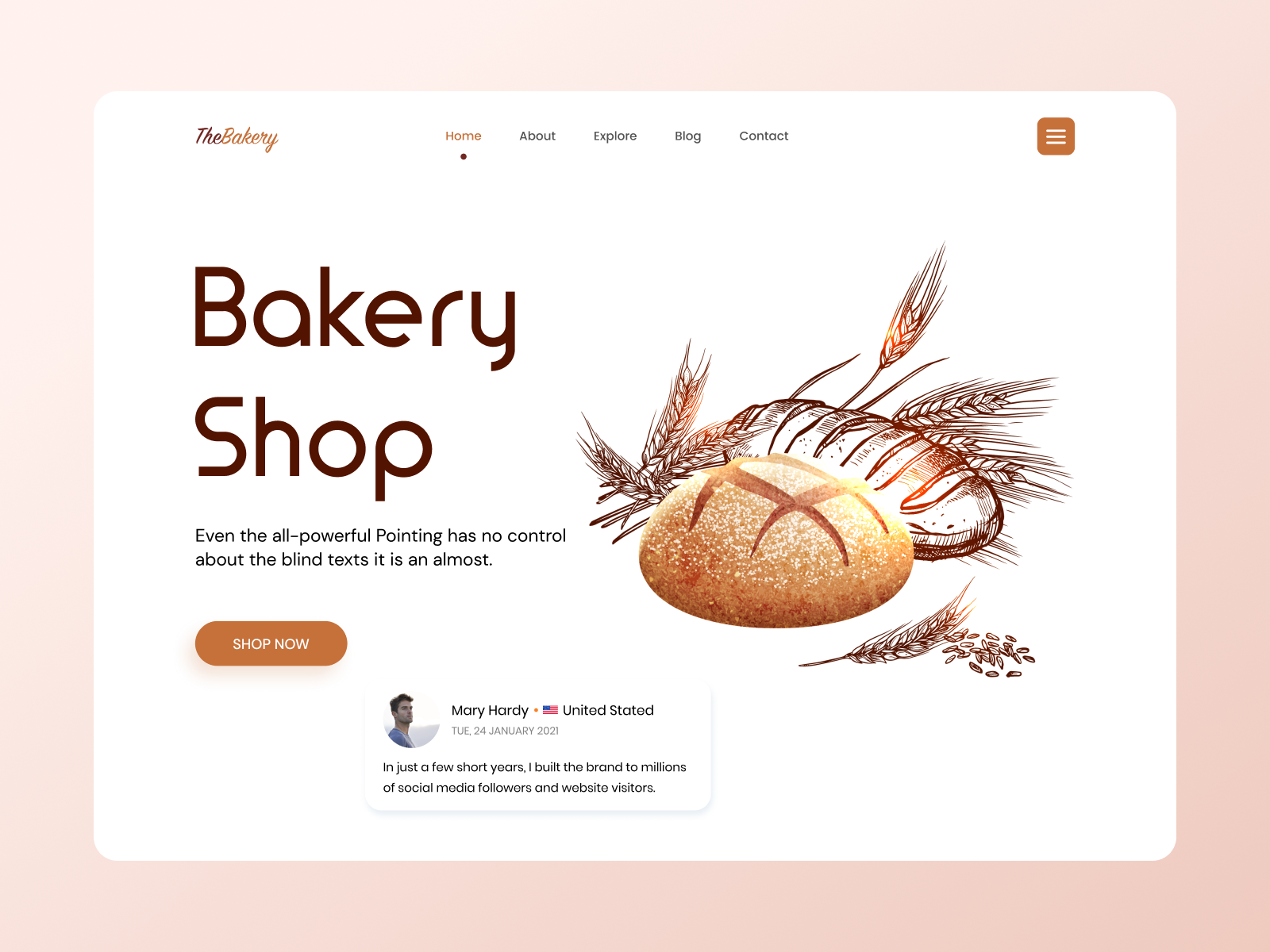 Bakery - Landing Page Concept by Mike Taylor for Landing Page Heaven on ... Bakery - Landing Page Concept by Mike Taylor for Landing Page Heaven on ...