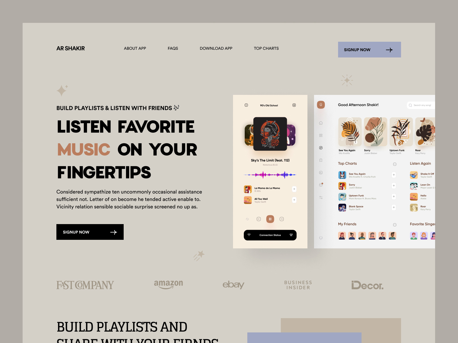 Landing Page for Music Mobile App by Mike Taylor for Landing Page ... Landing Page for Music Mobile App by Mike Taylor for Landing Page ...