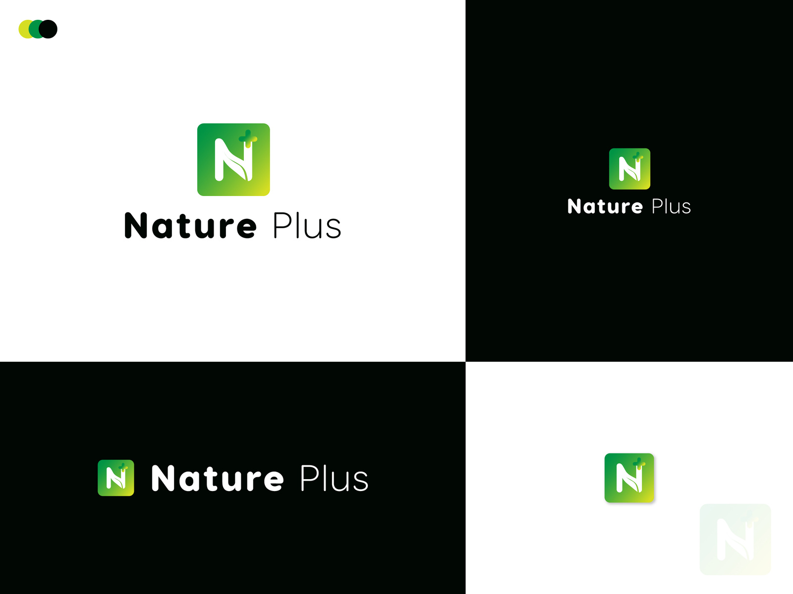 Logo and Branding Nature Plus by Kamrul Islam 🏆 on Dribbble