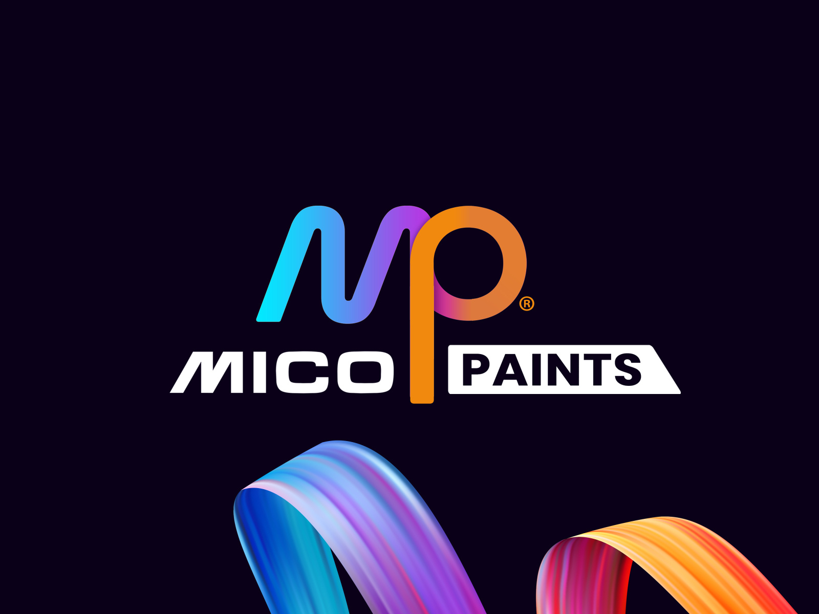 Mico Paints Logo by Vivek Kesarwani on Dribbble