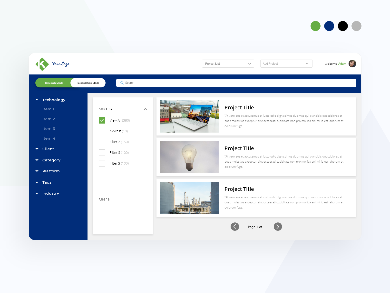 Web Dashboard by Vikas Kumar on Dribbble